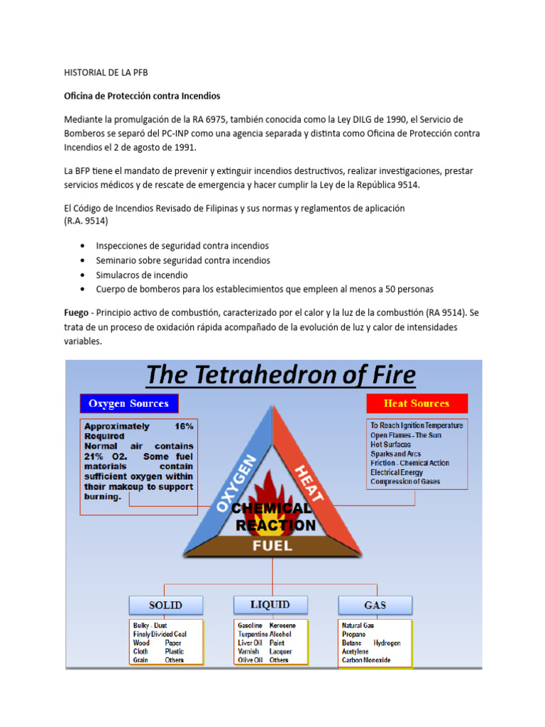 Revisor de BFP | PDF | Incendios | Combustibles