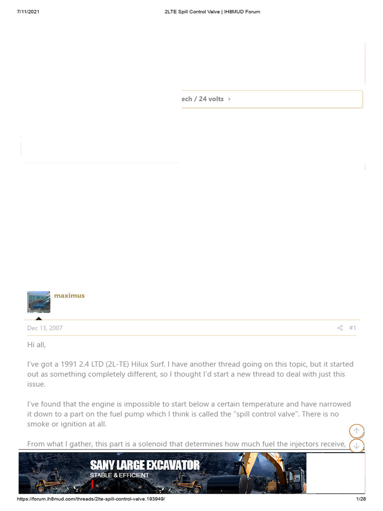 2LTE Spill Control Valve - IH8MUD Forum | PDF | Diesel Engine | Http Cookie