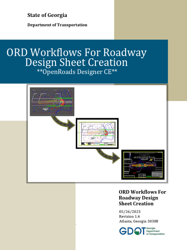 ORD Workflows For Roadway Design Sheet Creation | PDF | Computer File ...