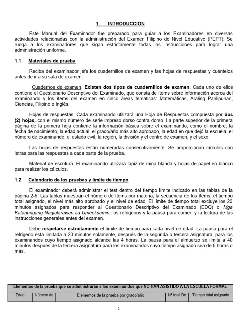 Pept Manual PDF | PDF