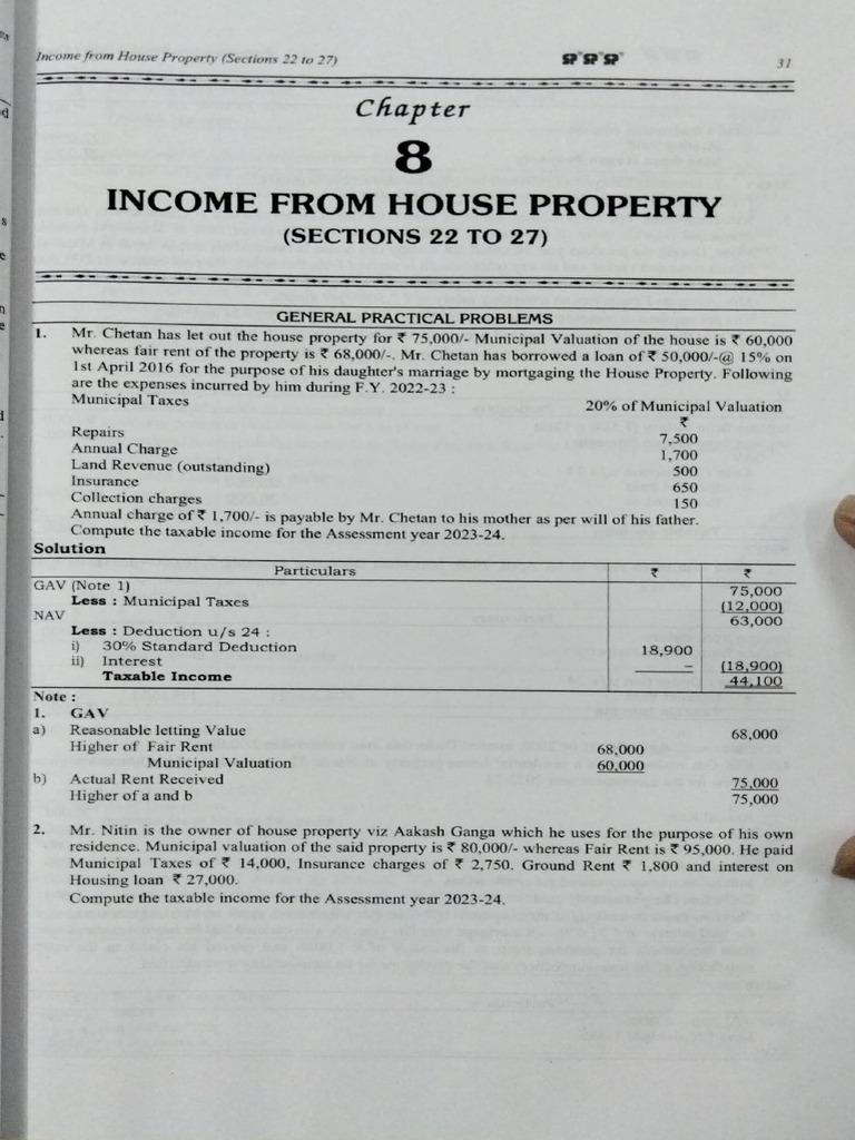 Income From House Property | PDF