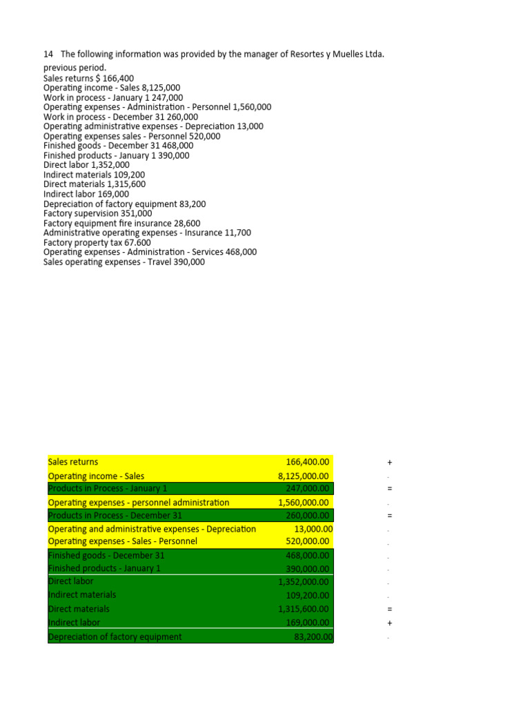 EXERCISES | PDF | Cost Of Goods Sold | Expense EXERCISES | PDF | Cost Of Goods Sold | Expense