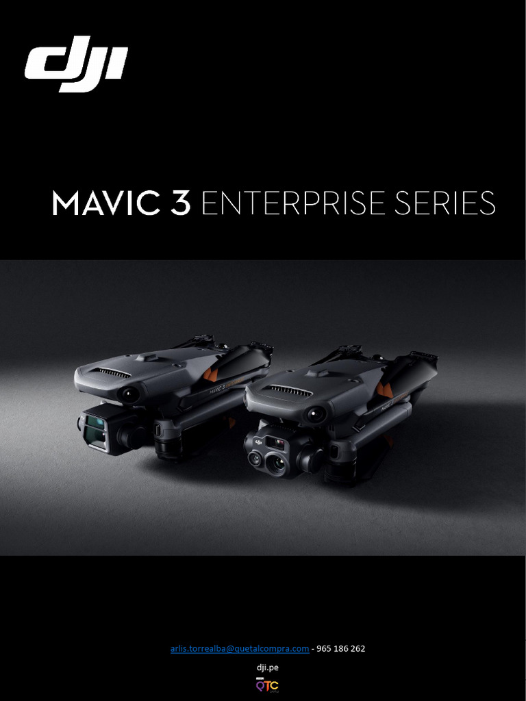 FICHA TECNICA MAVIC 3 ENTERPRISE SERIES | PDF | Píxel | Cámara