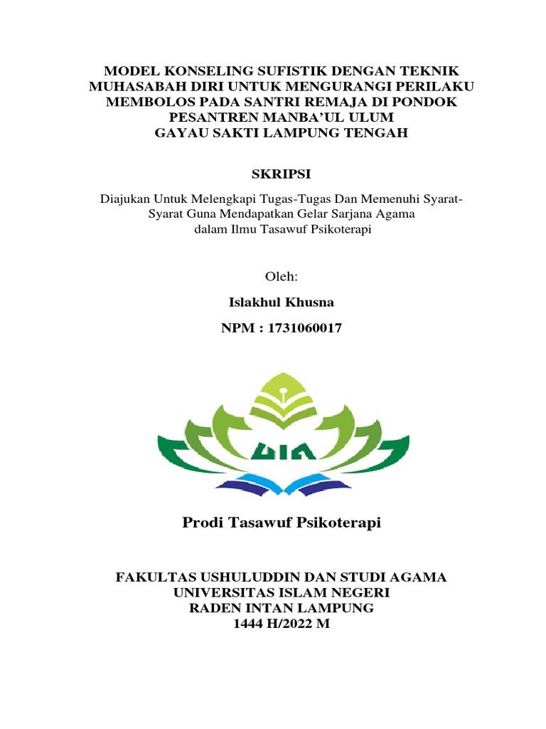 Skripsi Bab 1&2 | PDF