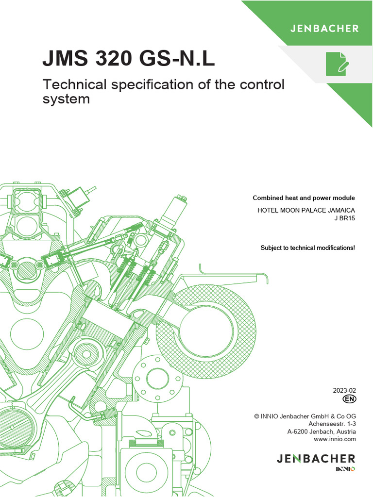 JMS 320 GS-N.L Control System Specs | PDF | Mains Electricity | Power ...