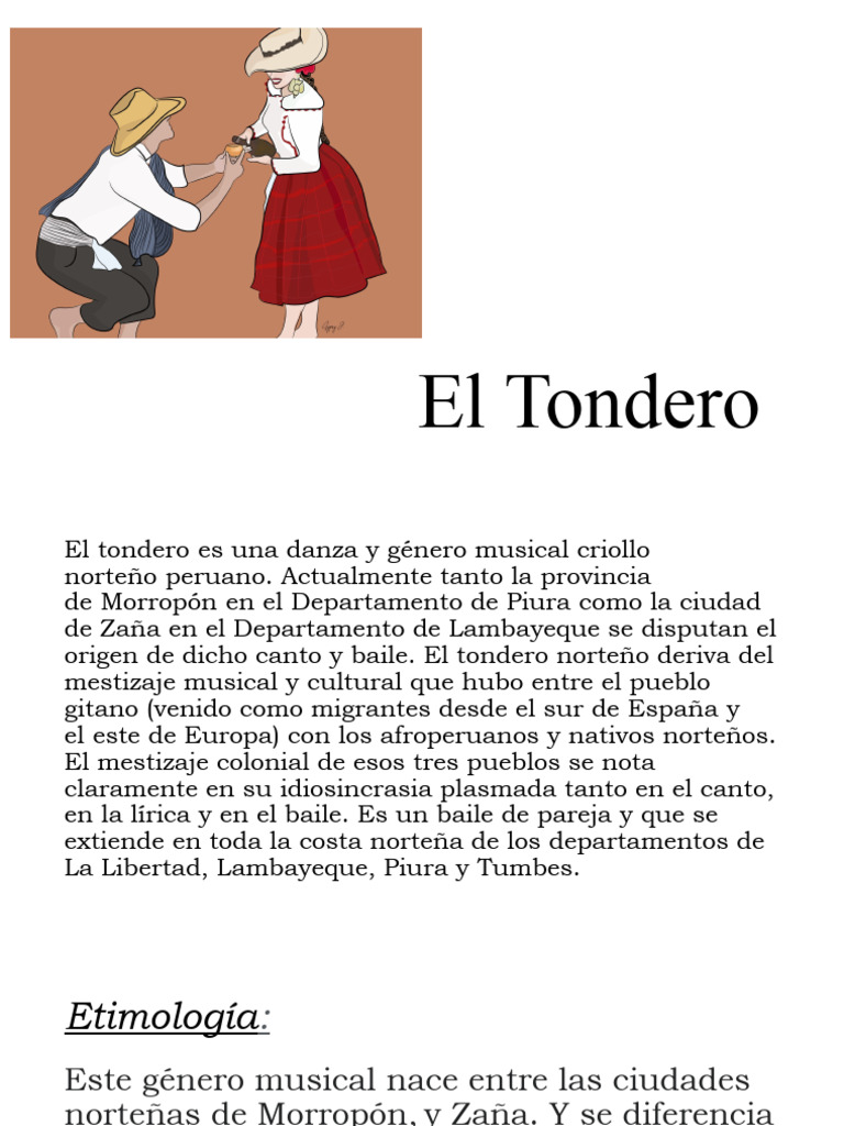 El Tondero | PDF | Bailes