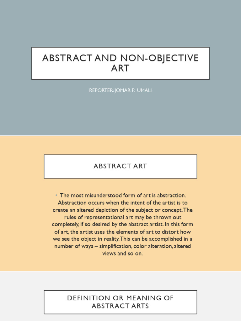Abstract and Non Objective Art | Download Free PDF | Abstract Art ...