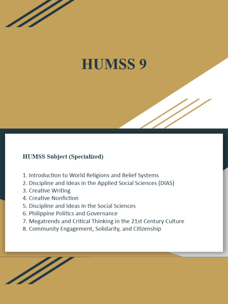 HUMSS 9 Concept Paper | PDF | Idea | Concept