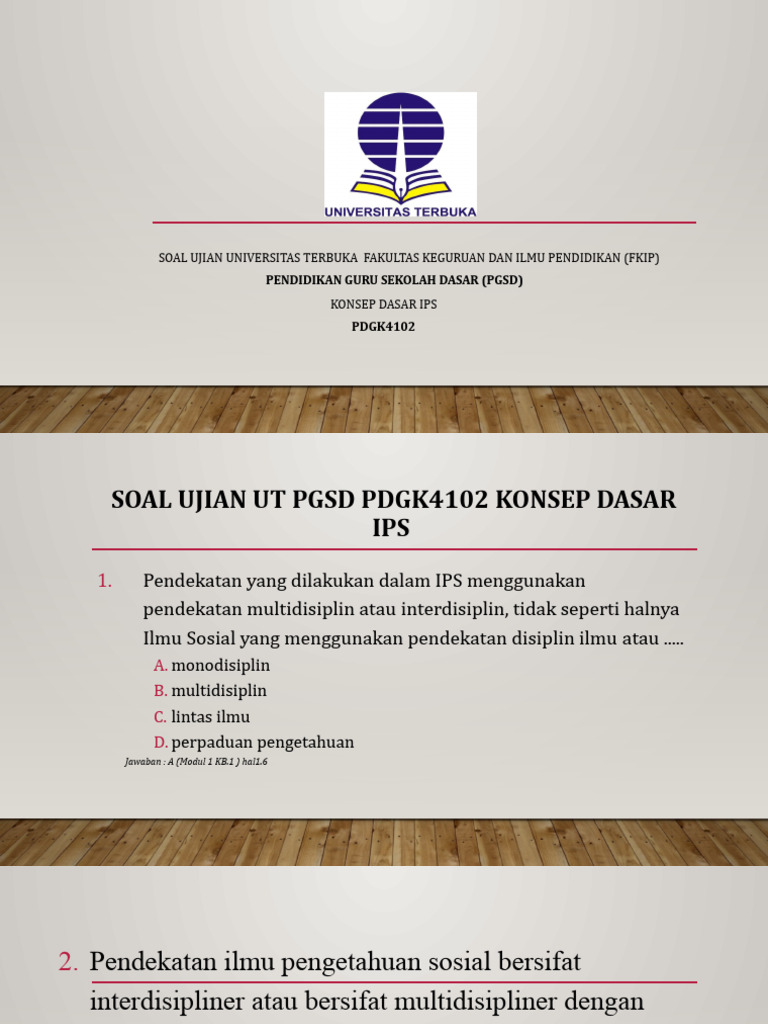 Soal Uas Konsep Dasar Ips | PDF