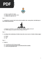 Thai Driving License Exam Test Questions & Answers | PDF | Driver's ...