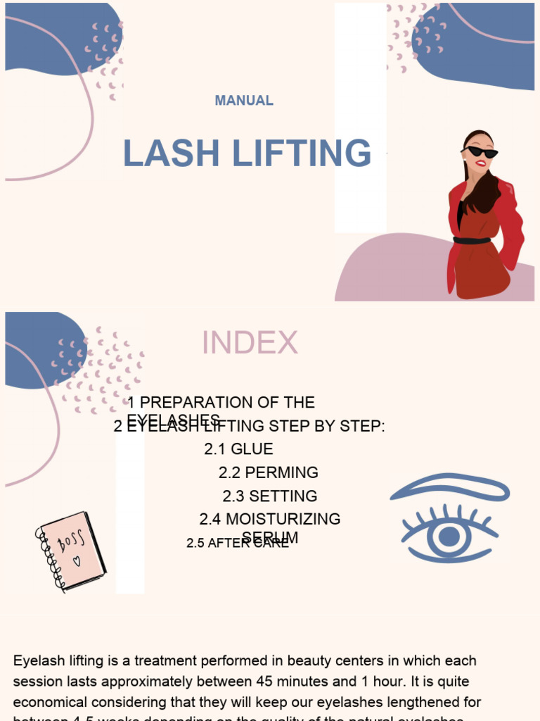 manual lash lifting | PDF
