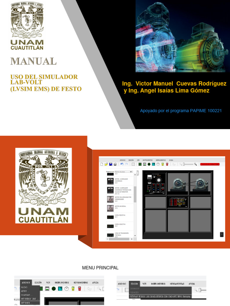 Uso de Simulador Lvsim Ems Labvolt | PDF | Energia electrica | Medición