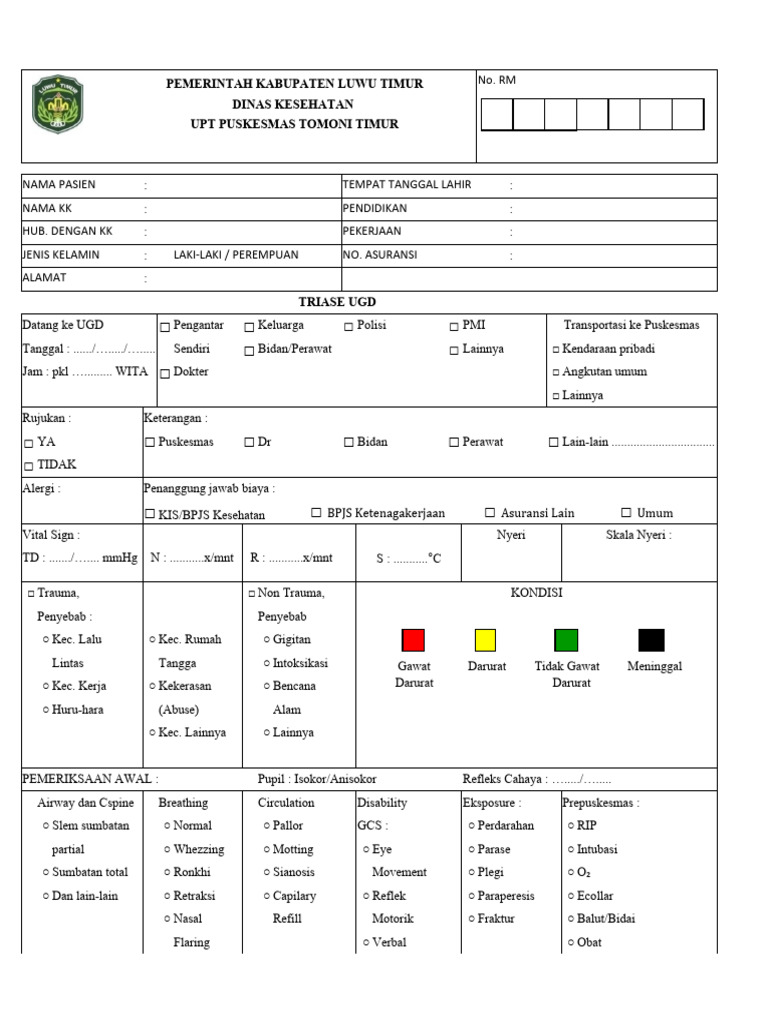 Format Triase | PDF