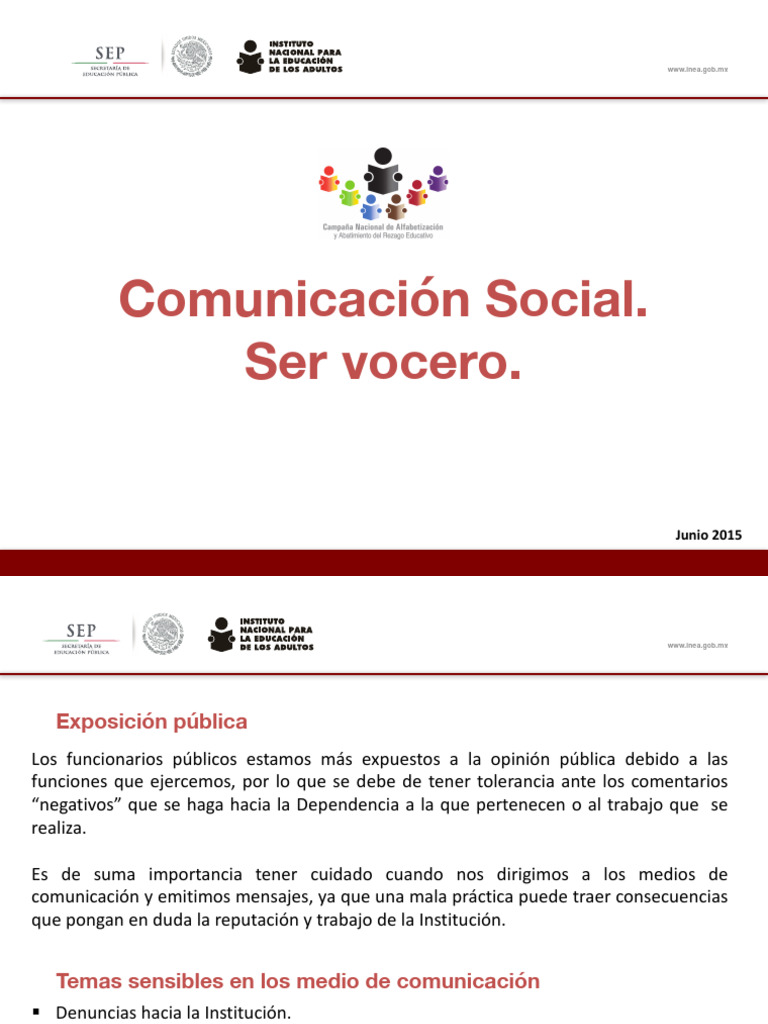 Ser Vocero | PDF