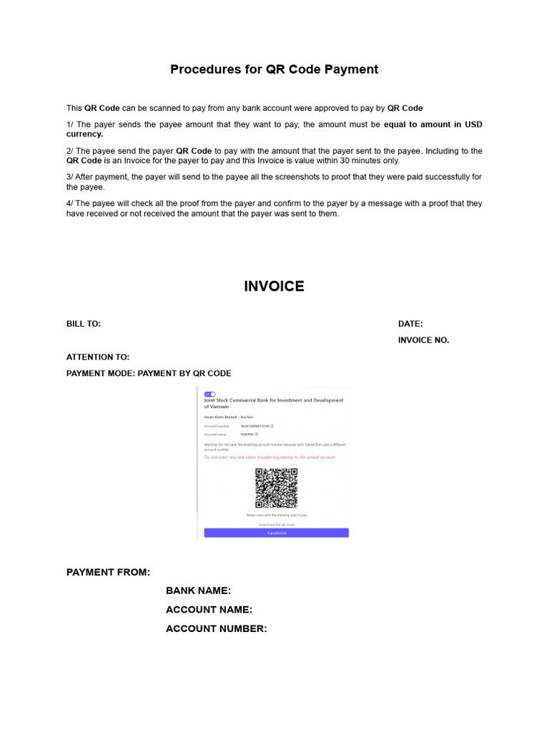 QR Code Payment Procedures | PDF