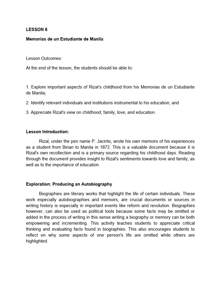 Lesson 6 | PDF | Philippines