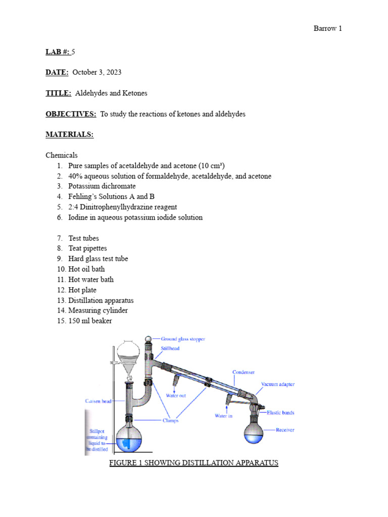Chem 234 - Lab # - 5 | PDF