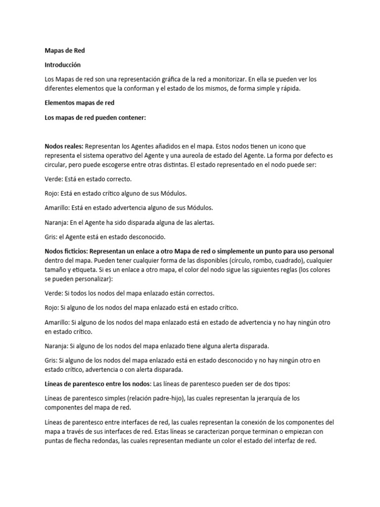 Mapas de Red | PDF