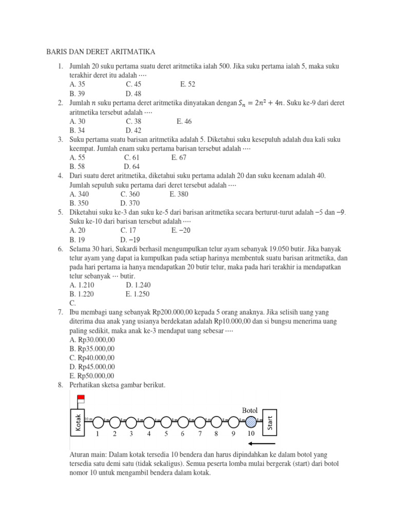 Soal Baris Dan Deret | PDF