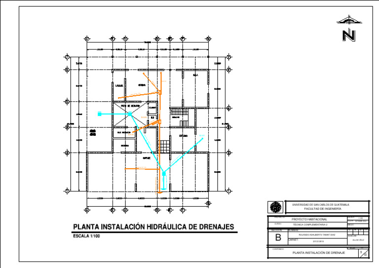 Plano Instalación Drenaje | PDF
