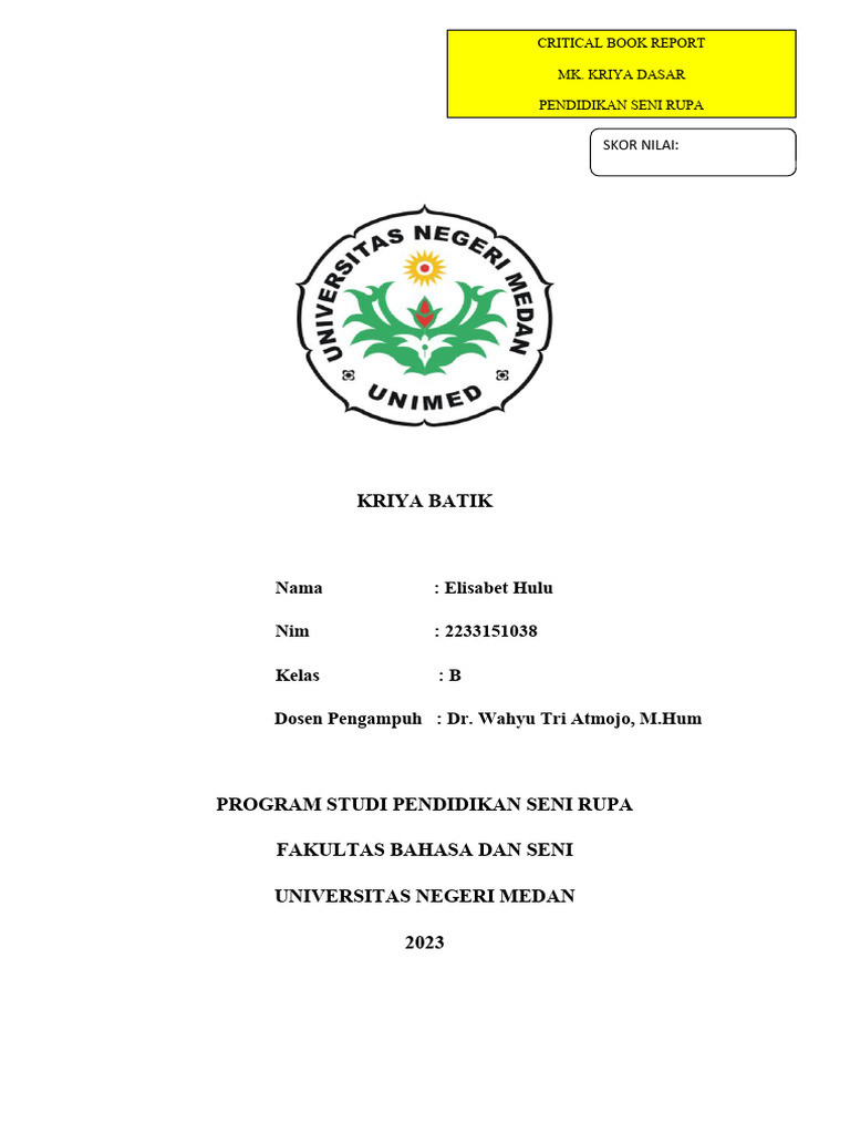 CBR Kriya Batik | PDF