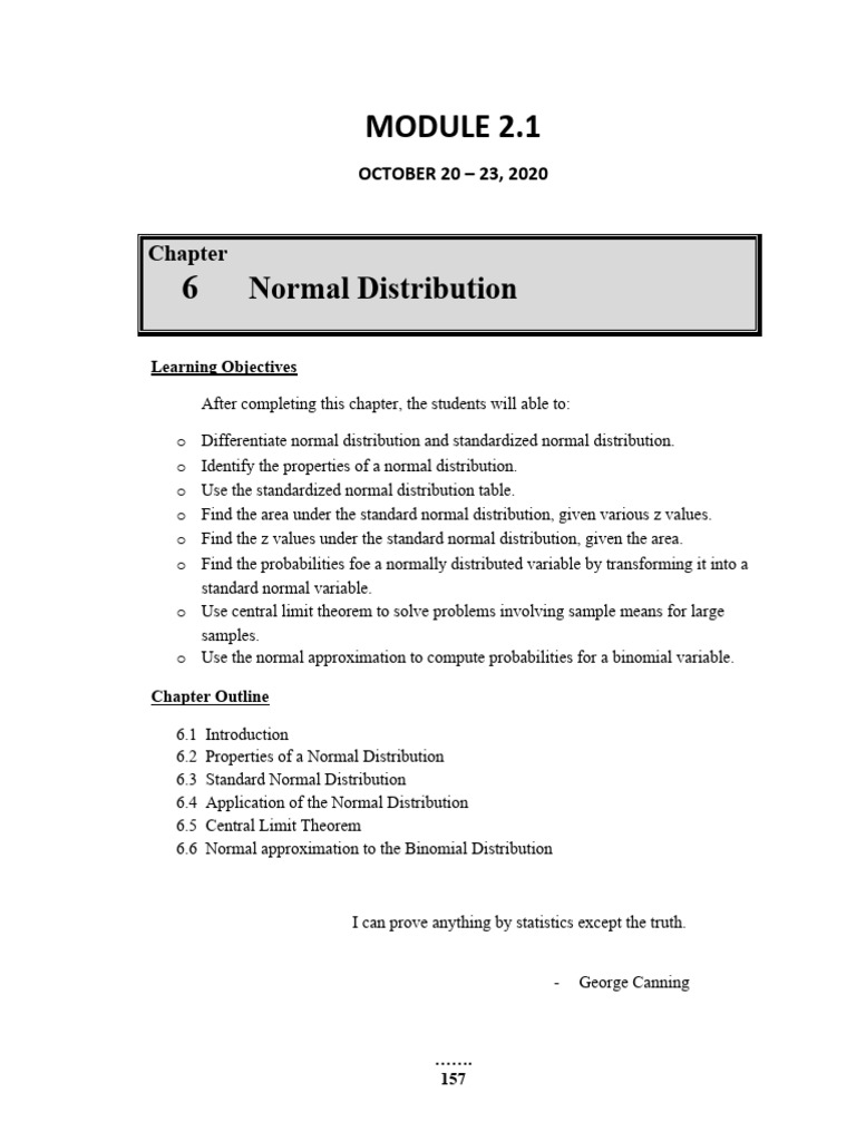 Understanding Normal Distribution Concepts | PDF | Normal Distribution ...
