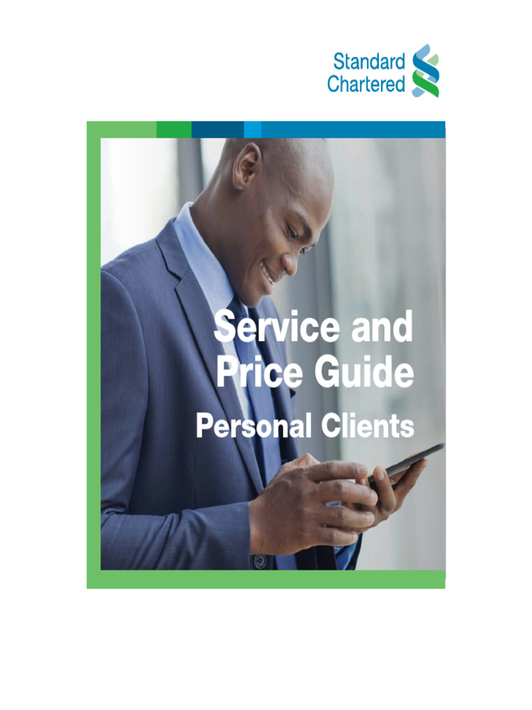 Ug SCB Tariff Guide Booklet Nov Lite | PDF | Cheque | Banks