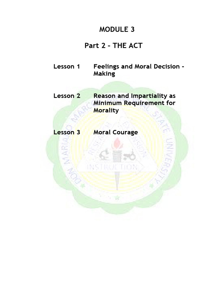 GECC 104 MODULE 3 - Revised 2nd Sem SY2020 2021 | PDF