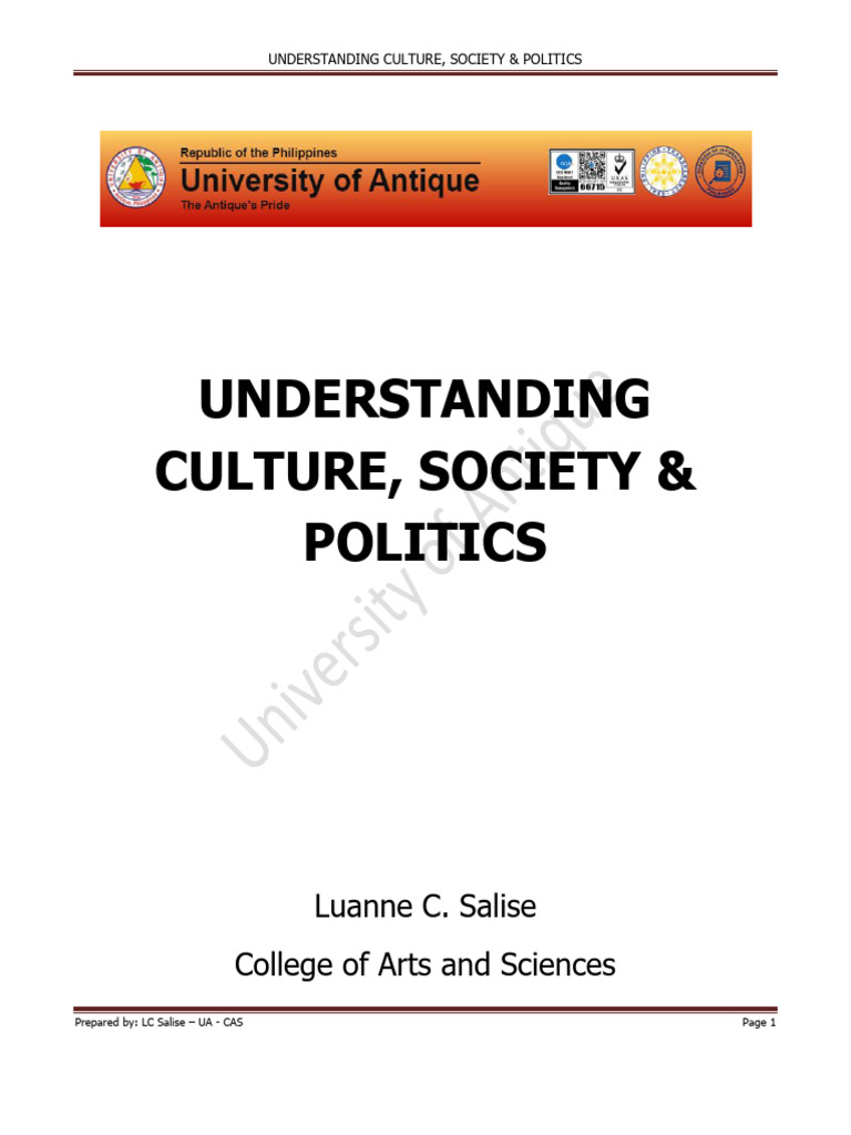 Ucsp Q1M5 | PDF | Socialization | Nature Versus Nurture