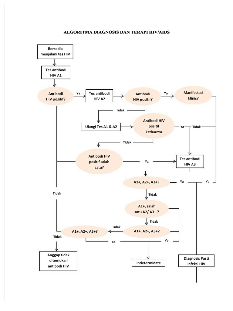 PDF Algoritma Diagnosis Dan Terapi Hiv Compress | PDF