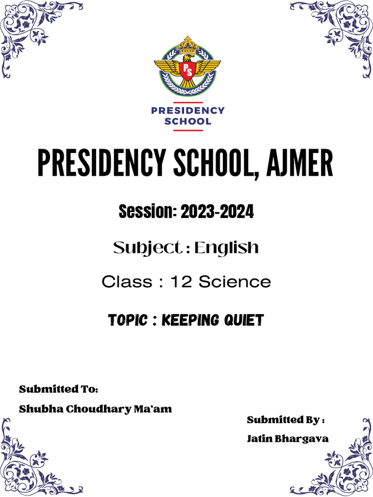 Presidency School, Ajmer | PDF