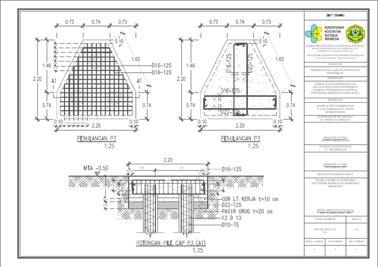 Detail Pile Cap P.3 | PDF