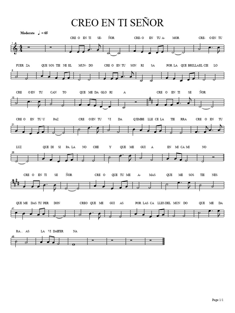 Credo in Te Frisina-Cldc | PDF