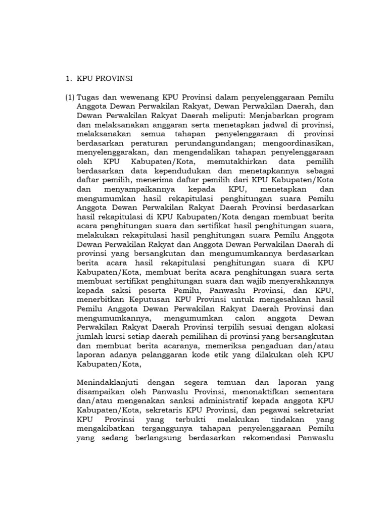 Macam Macam Kpu | PDF