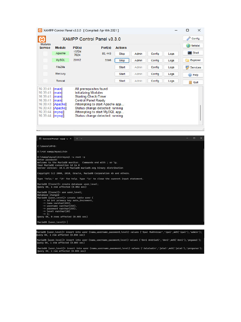 Tutorial Membuat Login Multi Level | PDF Tutorial Membuat Login Multi Level | PDF