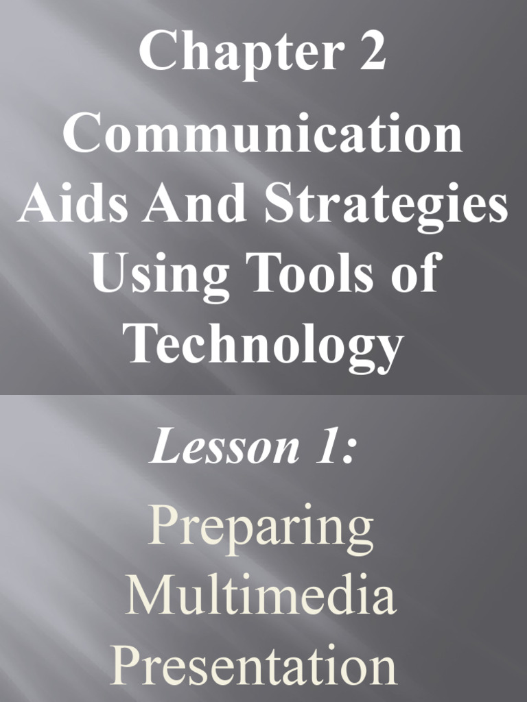 Lesson 6 Preparing Multimedia Presentations | PDF