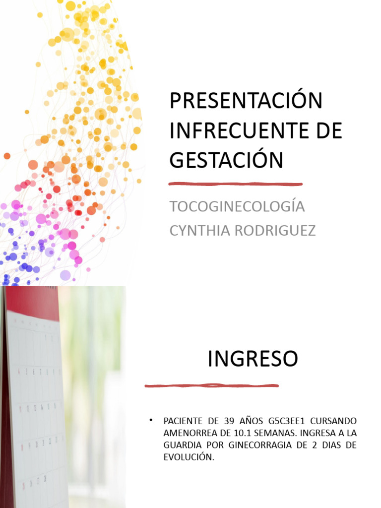 EMBARAZO ECTOPICO CERVICAL | PDF | El embarazo | Embarazo humano
