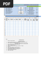 Electrical Calculation Sheet - Ecs | PDF | Incandescent Light Bulb ...