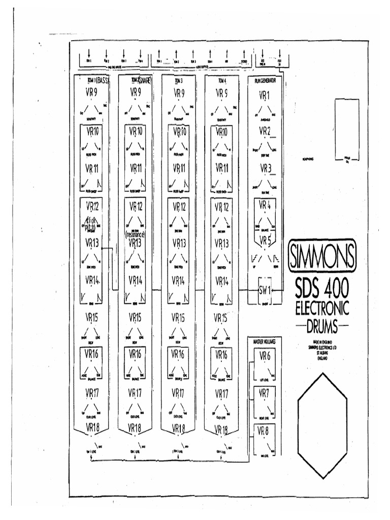 Simmons Sds 800 Schematics | PDF
