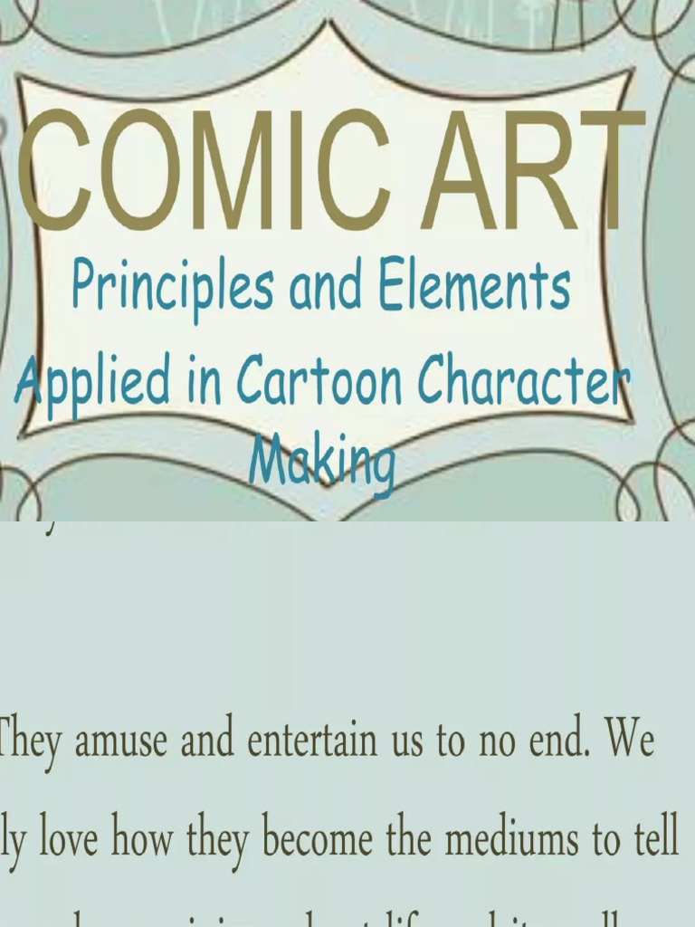 Elements of Comic Arts | PDF
