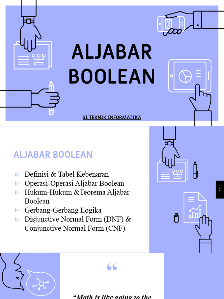Pengenalan Aljabar Boolean dan Operasinya | PDF