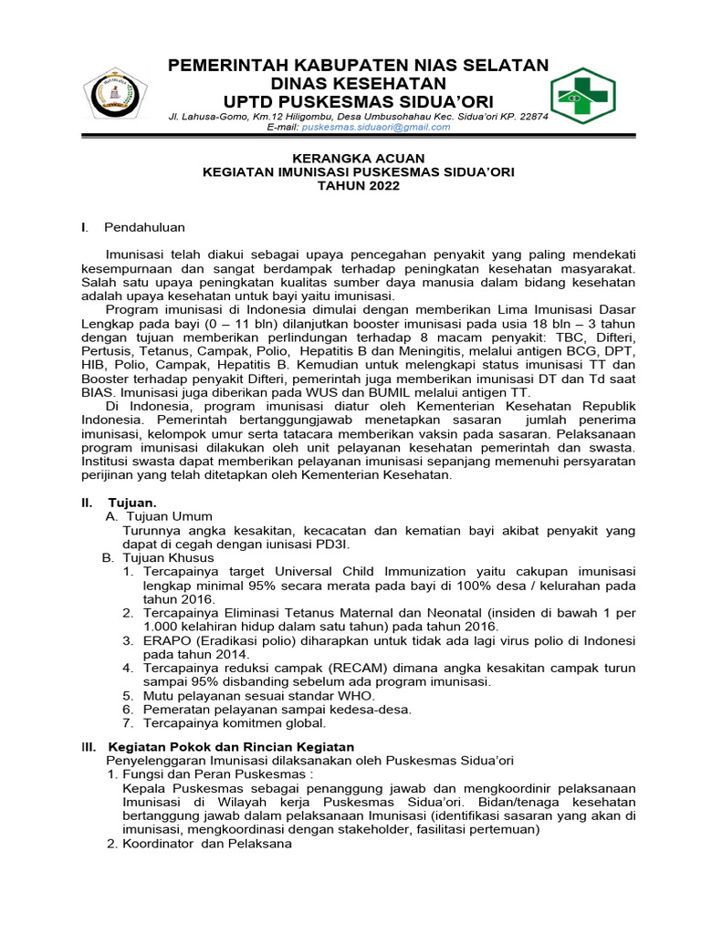 Kak Imunisasi | PDF