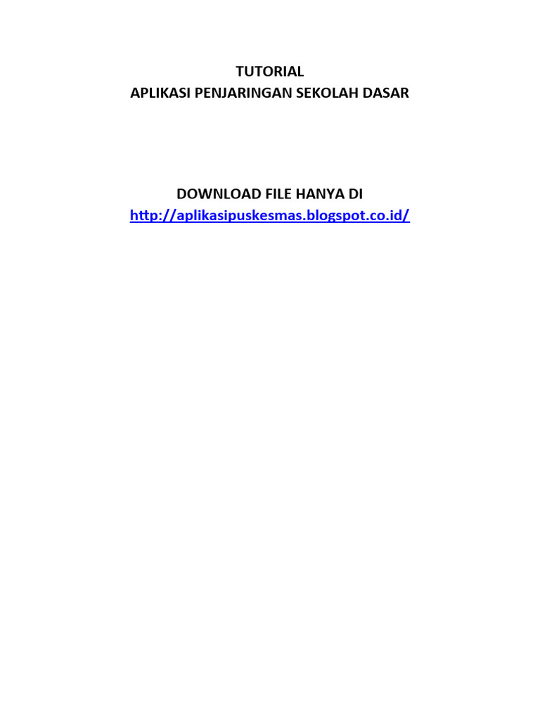 Tutorial Penjaringan | PDF | Komputer