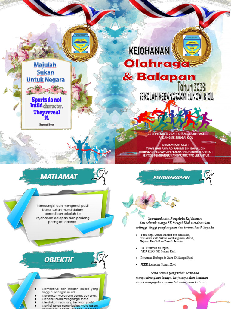BUKU PROGRAM SUKAN SKSK TAHUN 2023 | PDF