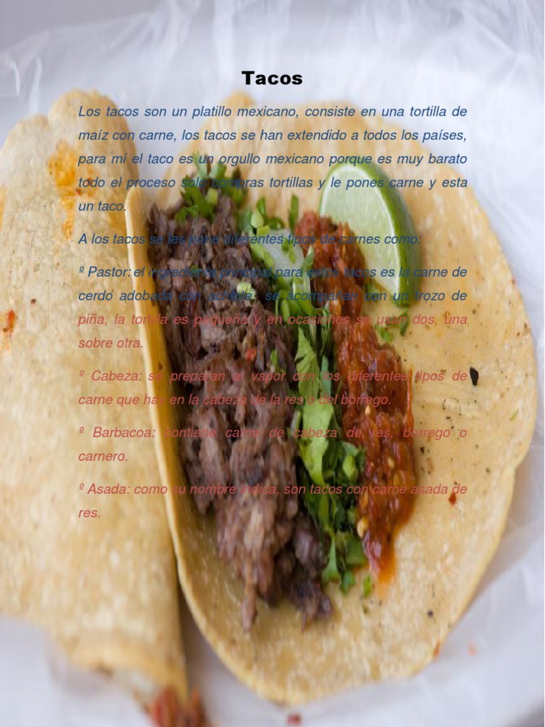 Tacos | PDF