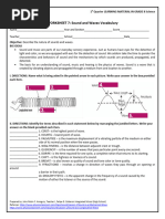Labeling Parts of a Sound Wave Diagram | PDF