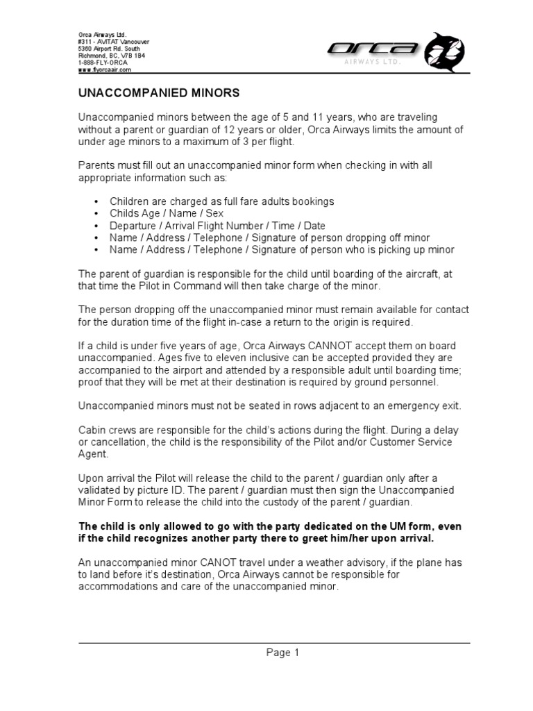 UM Form | PDF | Legal Guardian | Flight Attendant
