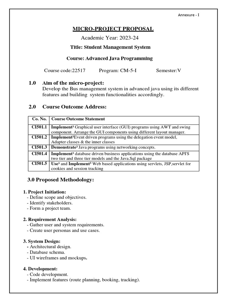AJP Propsal | PDF | Java (Programming Language) | Databases
