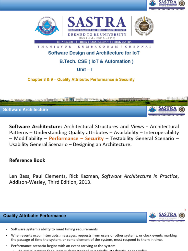 SDA Unit 1 - Chapter Performance & Security | PDF | Cache (Computing) | Scheduling (Computing)