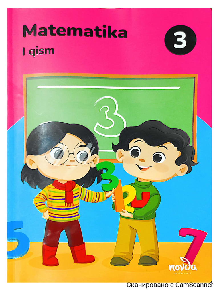 3-Sinf Matematika 1-Qism Yangi Darslik Kitob 2023 | PDF